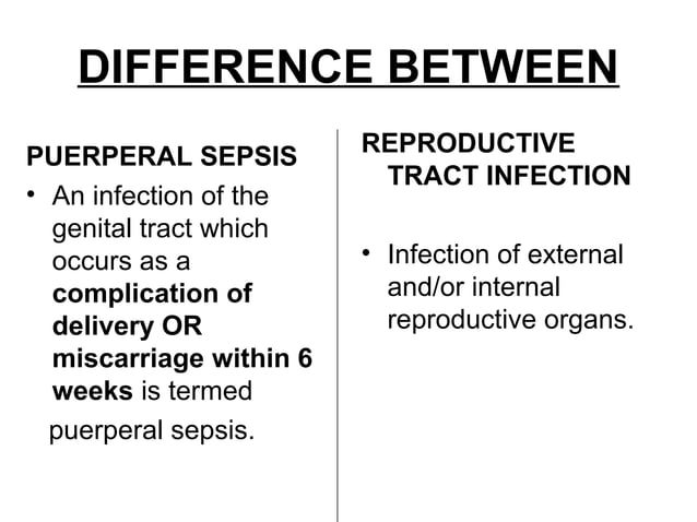 Puerperal sepsis | PPT
