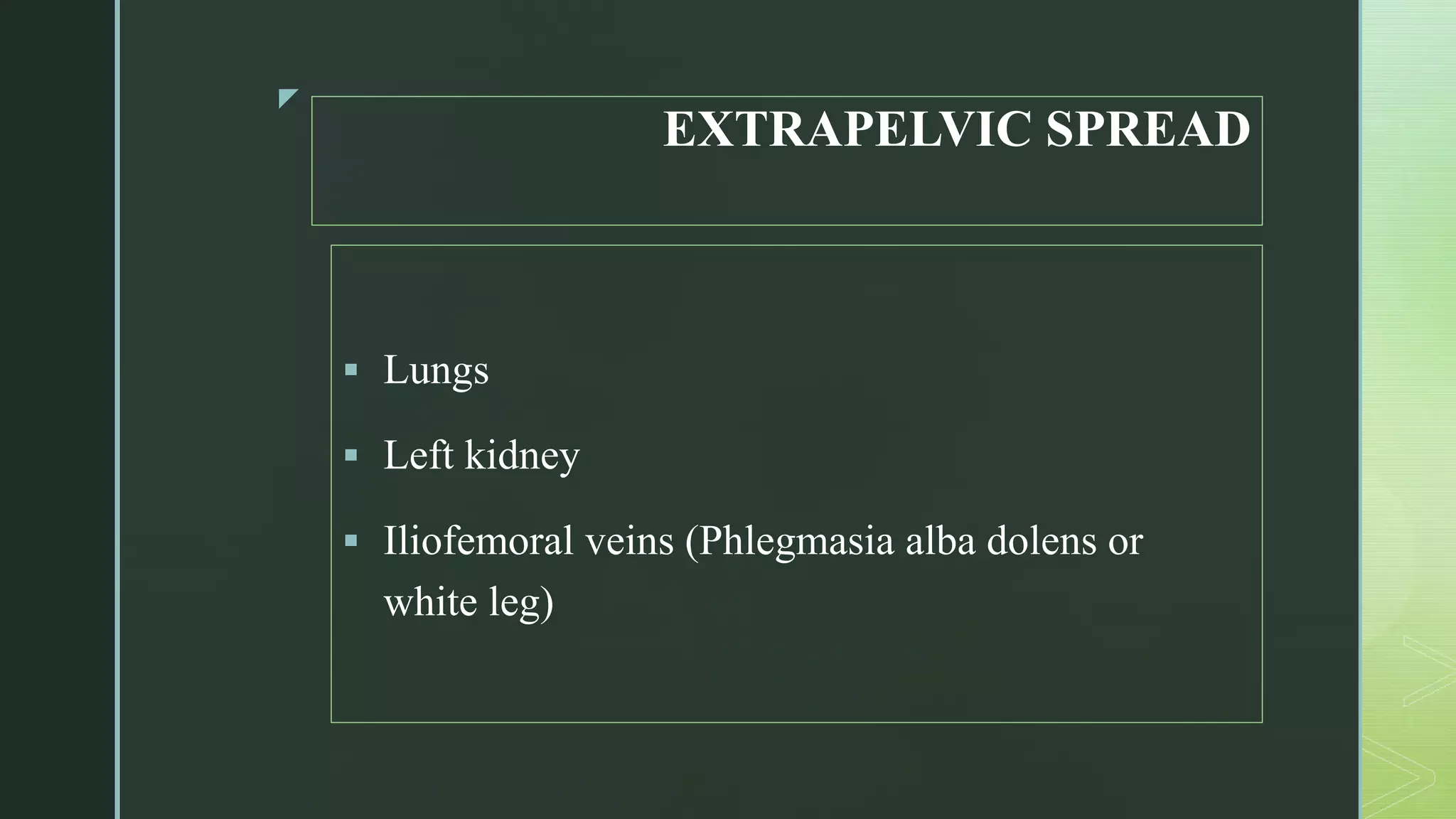 Puerperal venous thrombosis | PPTX