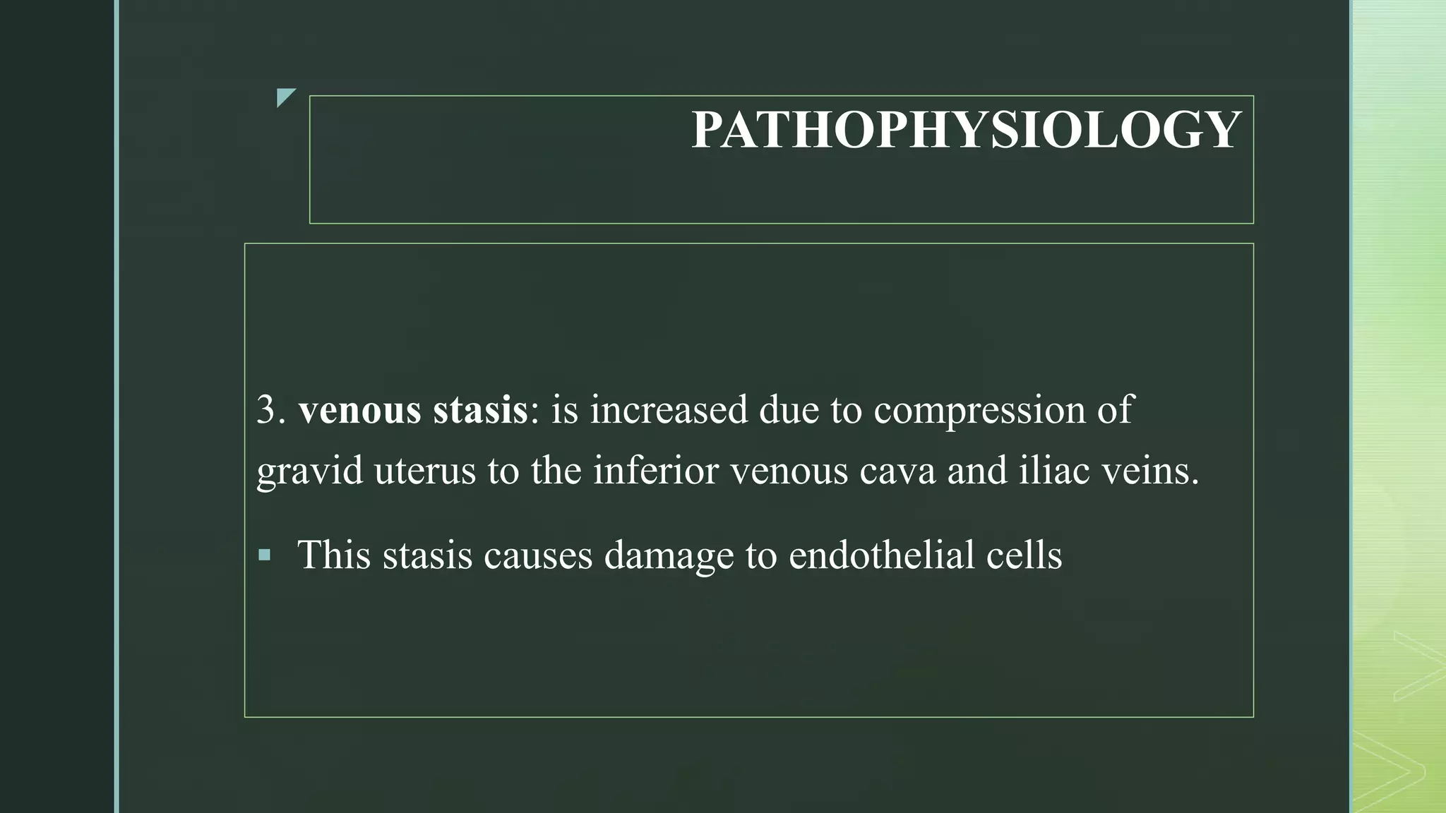 Puerperal venous thrombosis | PPTX