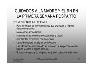 Puerperio OMS 2002 | PDF