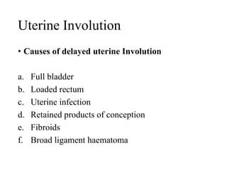 Puerperium and lactation | PPTX