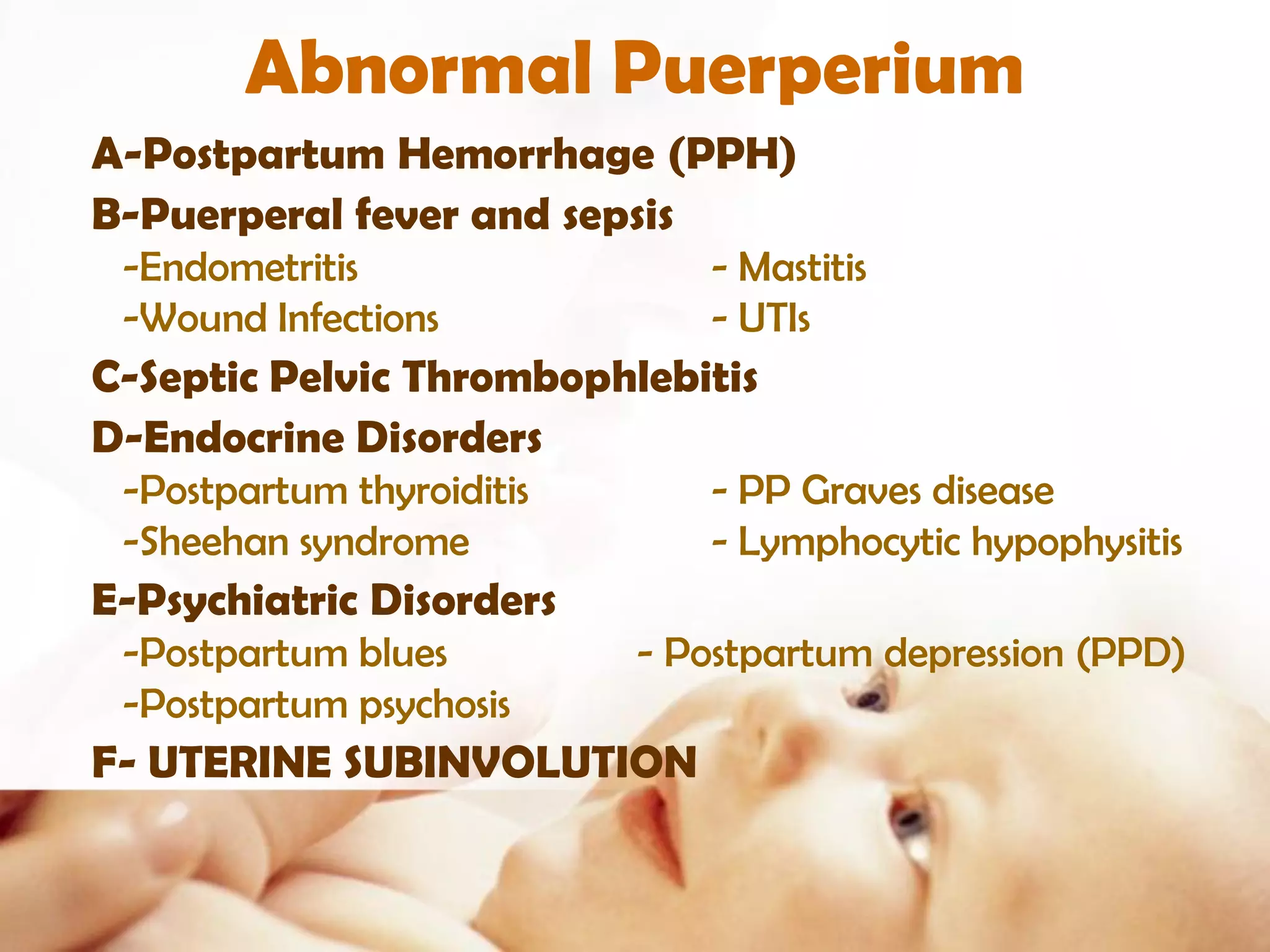 Puerperium normal & abnormal prof.salah roshdy | PDF