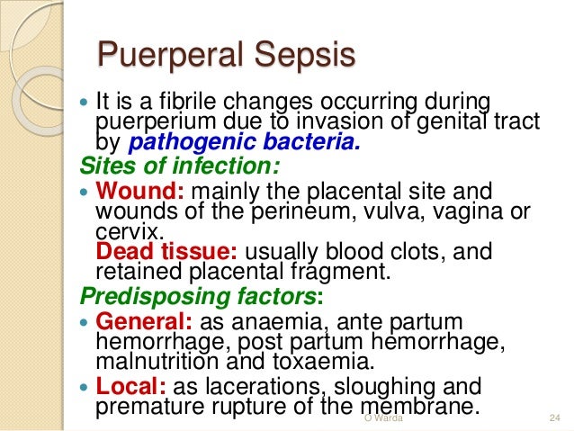 The Puerperium : Normal and Abnormal; O Warda