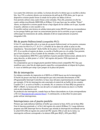Puerto paralelo | PDF
