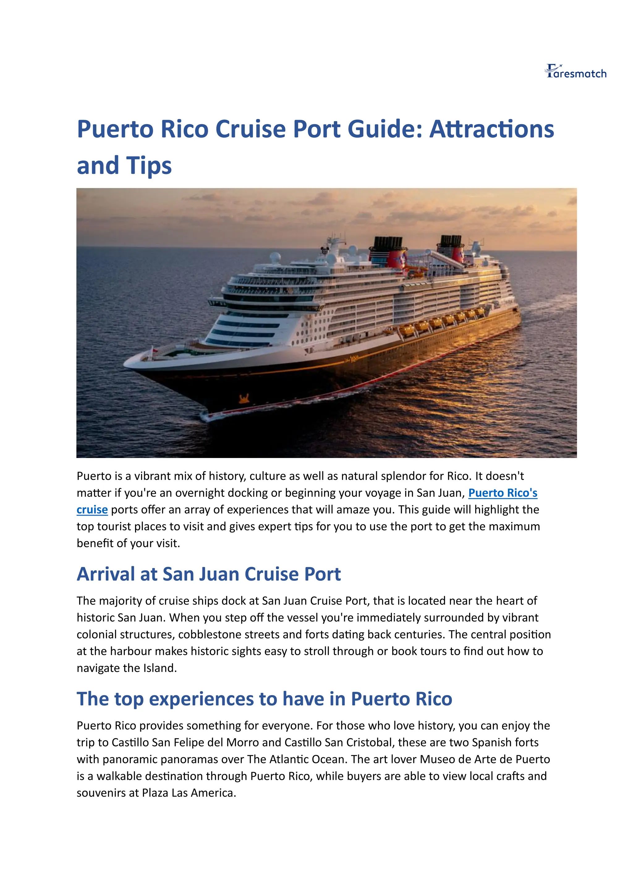 Puerto Rico Cruise Port: Guide Attractions and Tips.pdf
