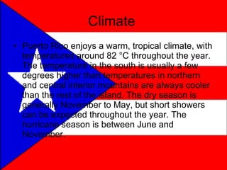 Grant's Puerto Rico Powerpoint (English) | PPT | Geography | Science