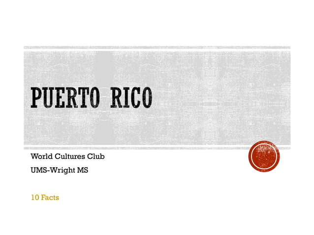 Puerto Rico | PPT