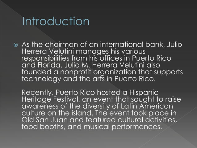 Puerto Rico’s Hispanic Heritage Festival | PPTX