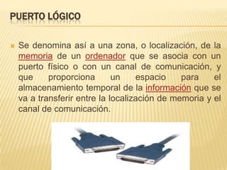 Puertos conectores | PPTX
