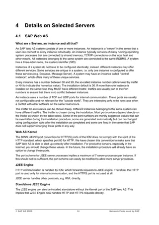 Puertos utilizados sap | PDF