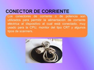Característicoas de puertos y conectores de una computadora | PPT