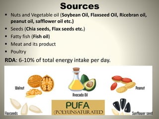 Poly Unsaturated Fatty Acid (PUFA) | PPTX