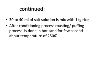 Puffed rice | PPTX