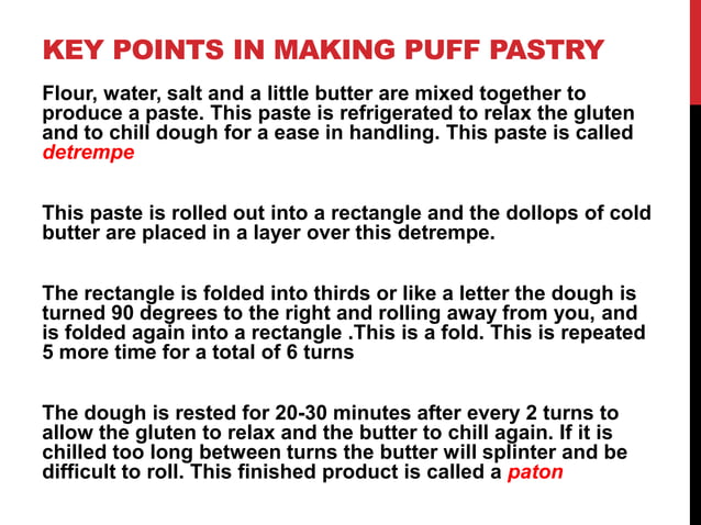 Puff pastry | PPTX