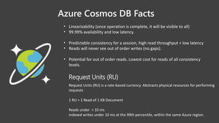 Building scalable and efficient data driven apps using Azure Cosmos DB | PPT