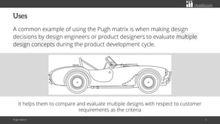 Choosing the Best Alternative Using the Pugh Matrix Method | PPT
