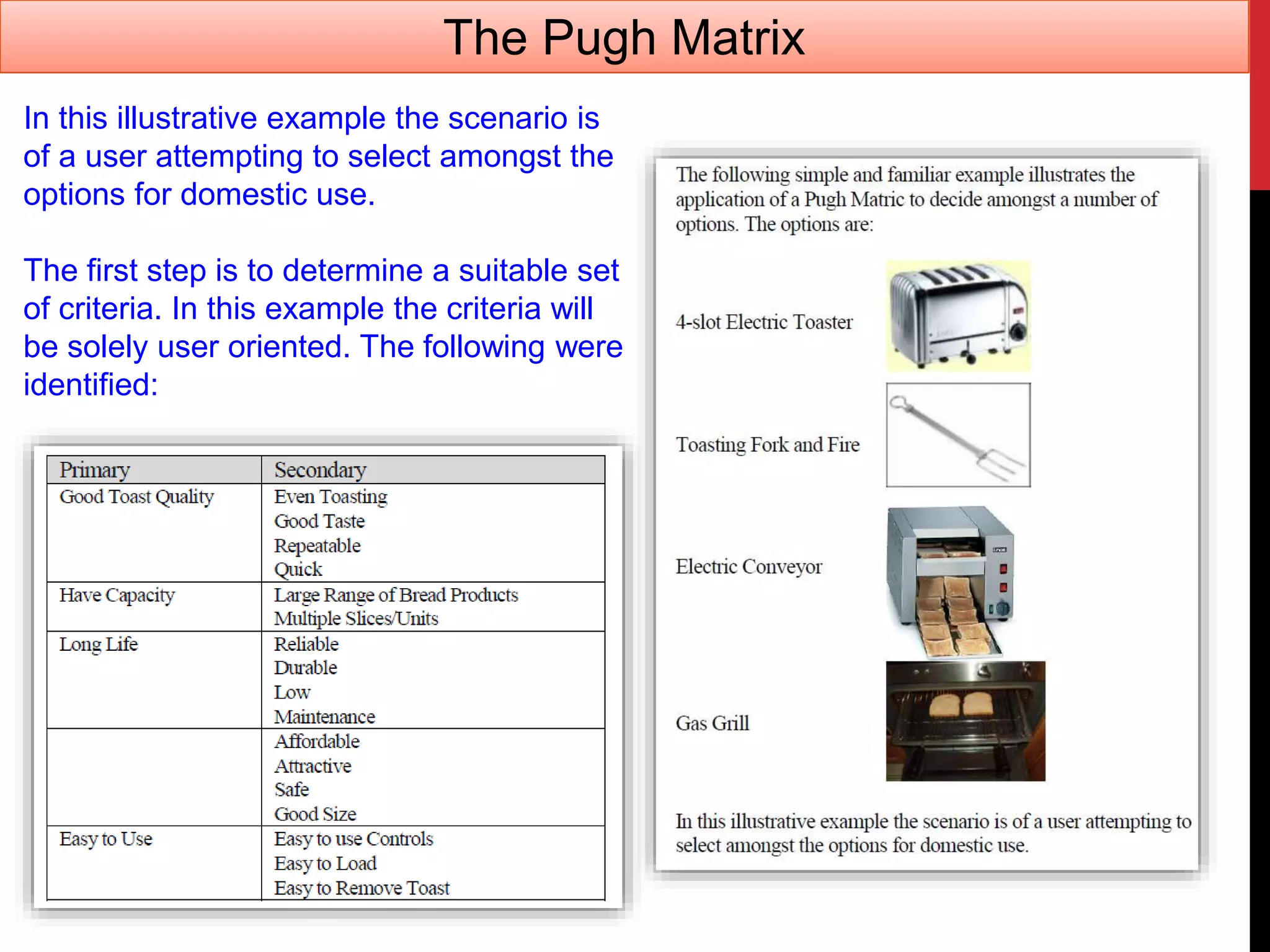 Pugh matrix concept evaluation in Design | PPT Pugh matrix concept evaluation in Design | PPT