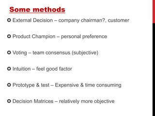 Pugh matrix concept evaluation in Design | PPTX