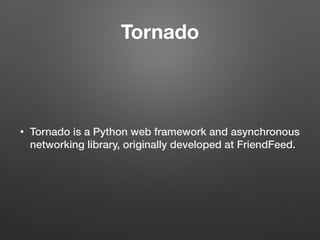 Realtime Apps with Django | PPT