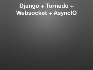 Realtime Apps with Django | PPT
