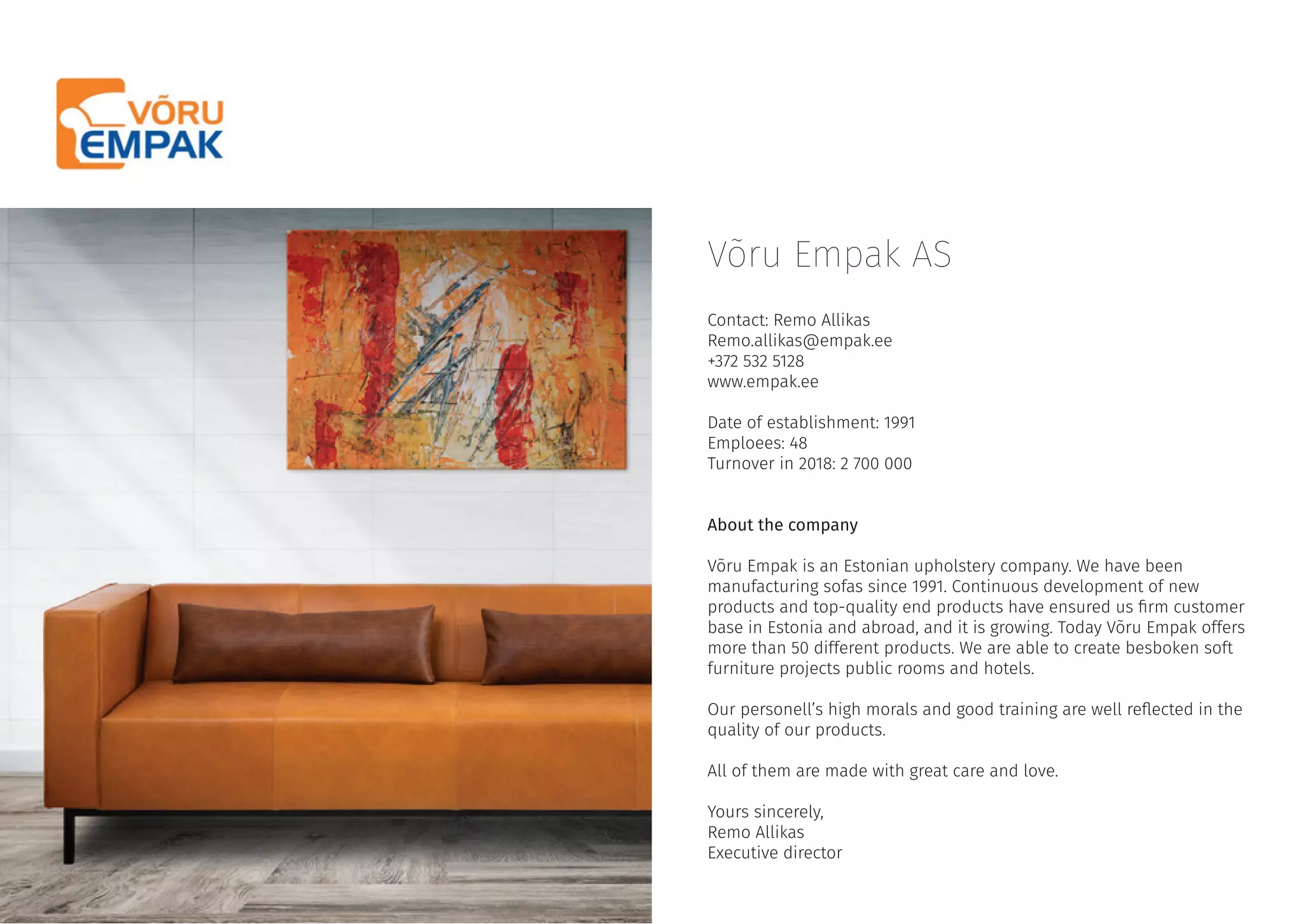 Furniture Cluster of South-East Estonia | PDF