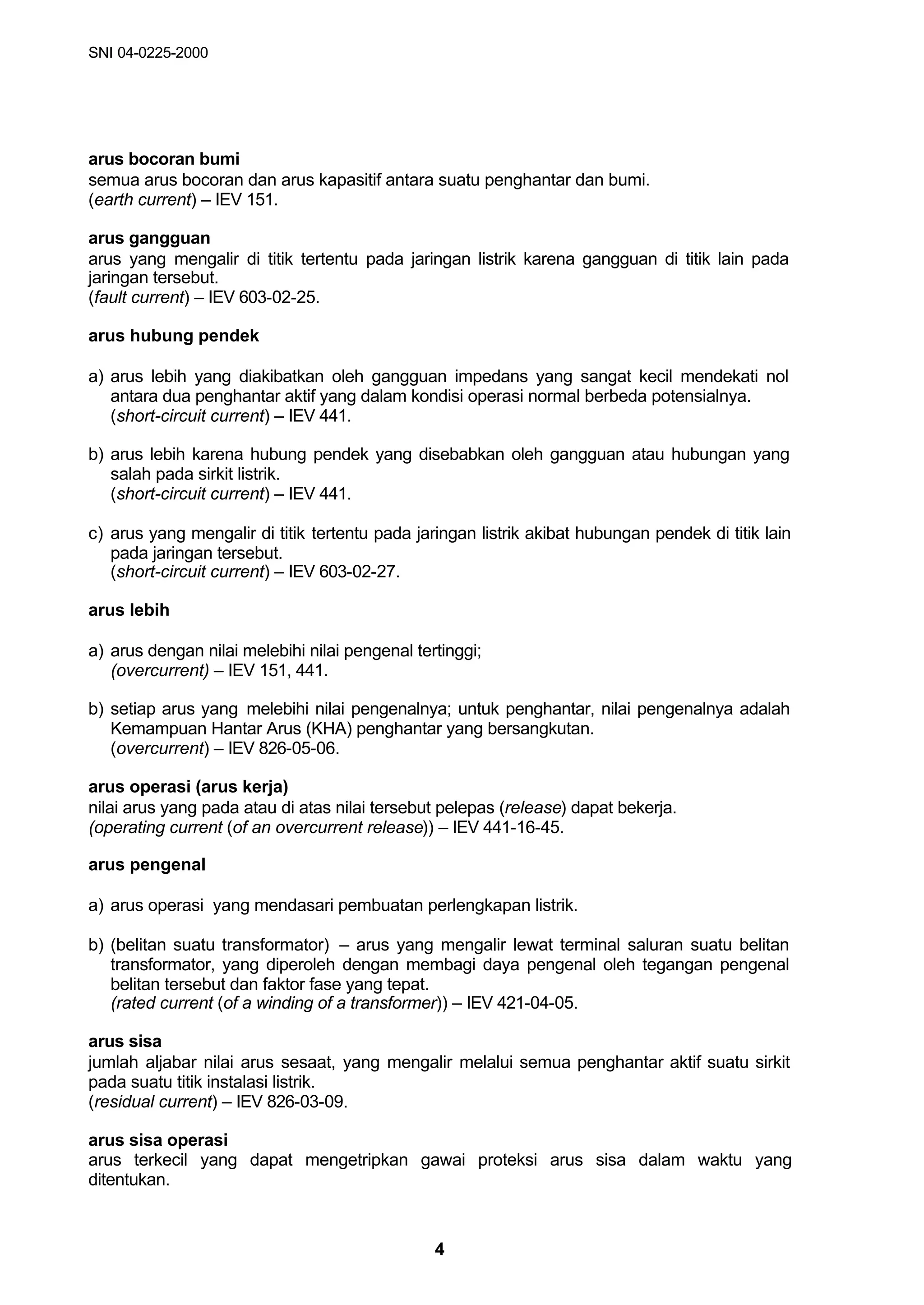 Persyaratan Umum Instalasi Listrik (Puil 2000) | PDF