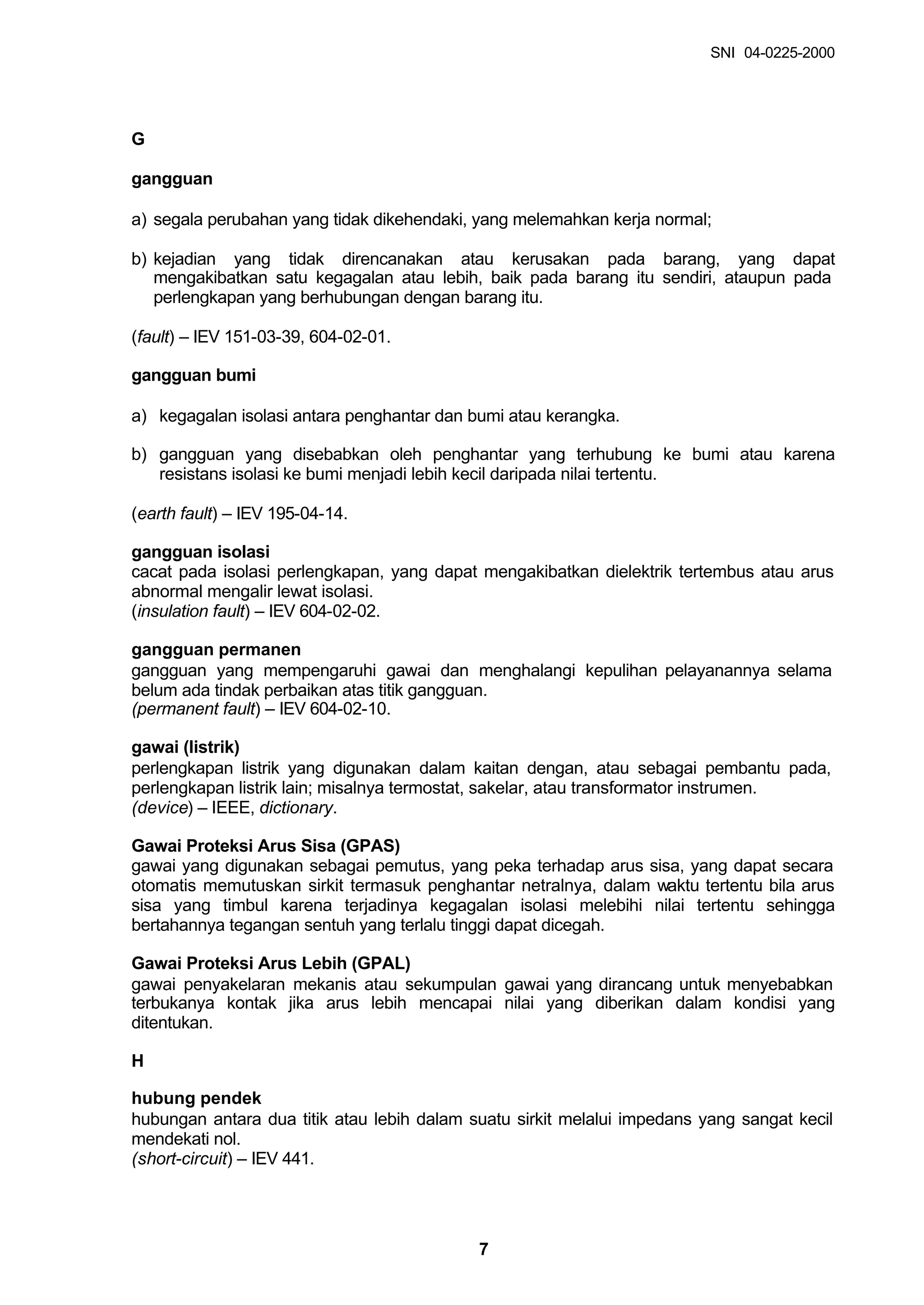 Persyaratan Umum Instalasi Listrik (Puil 2000) | PDF