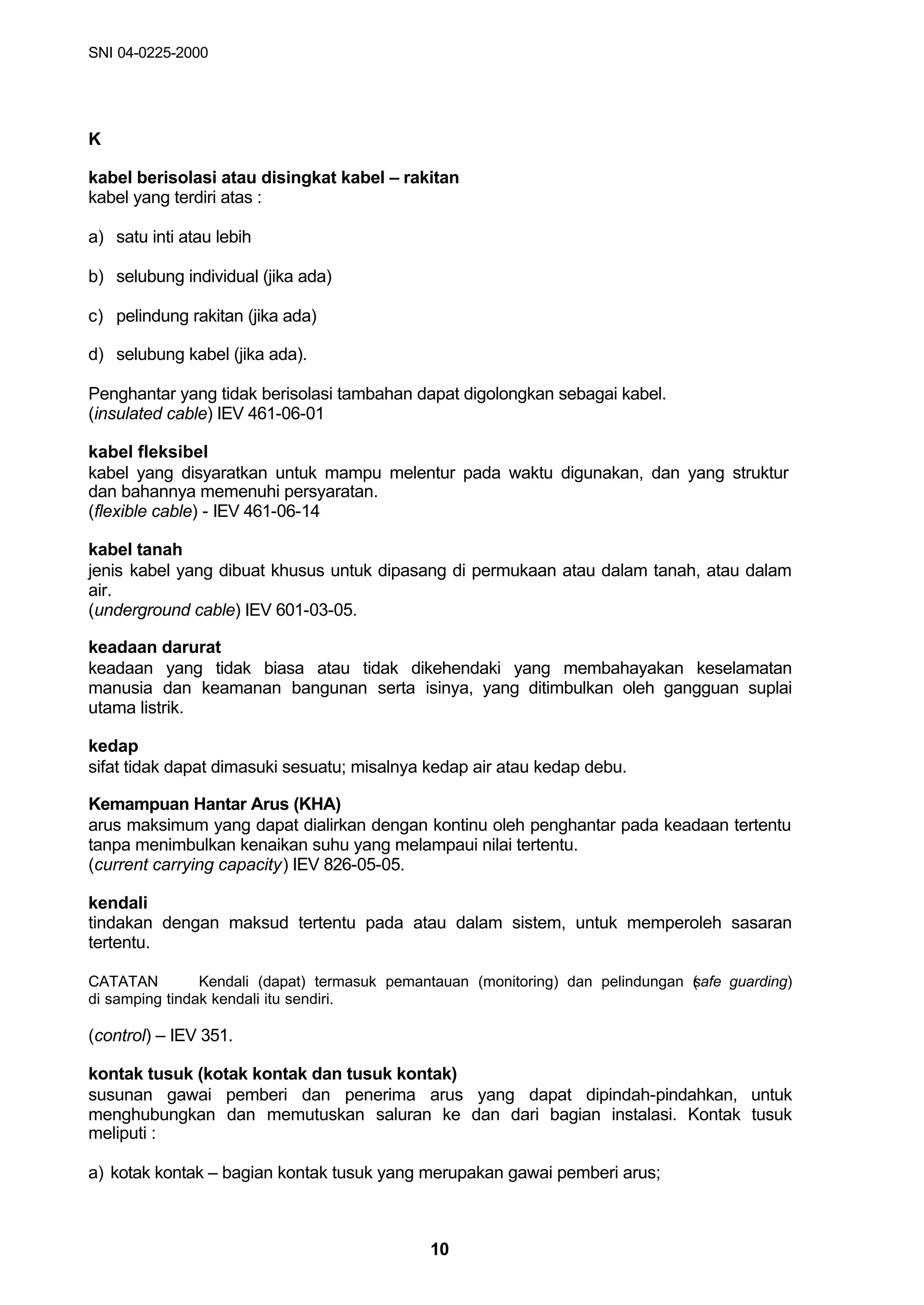 Persyaratan Umum Instalasi Listrik (Puil 2000) | PDF