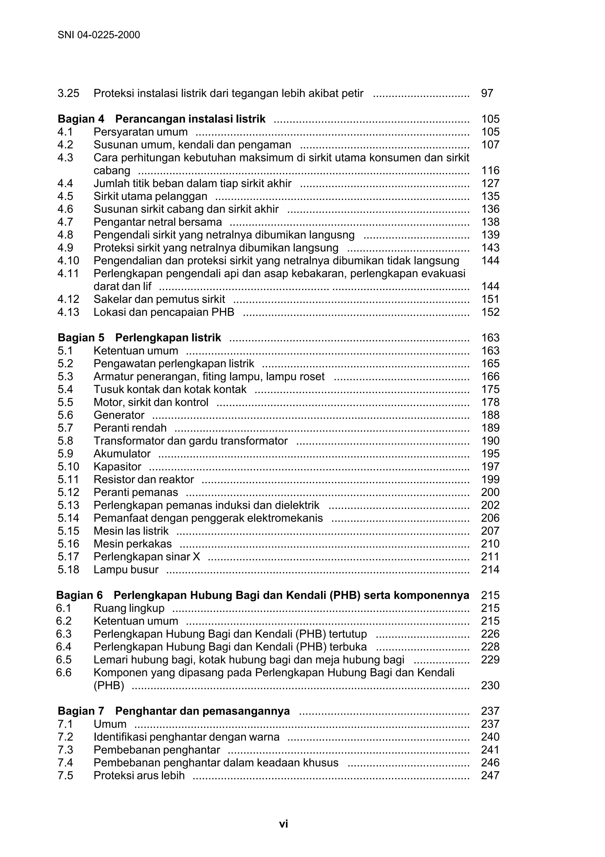 Persyaratan Umum Instalasi Listrik (Puil 2000) | PDF