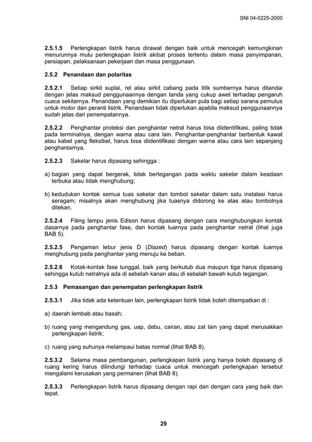 Persyaratan Umum Instalasi Listrik (Puil 2000) | PDF