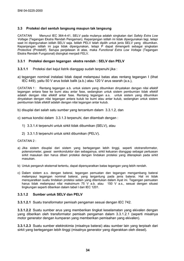 Persyaratan Umum Instalasi Listrik (Puil 2000) | PDF