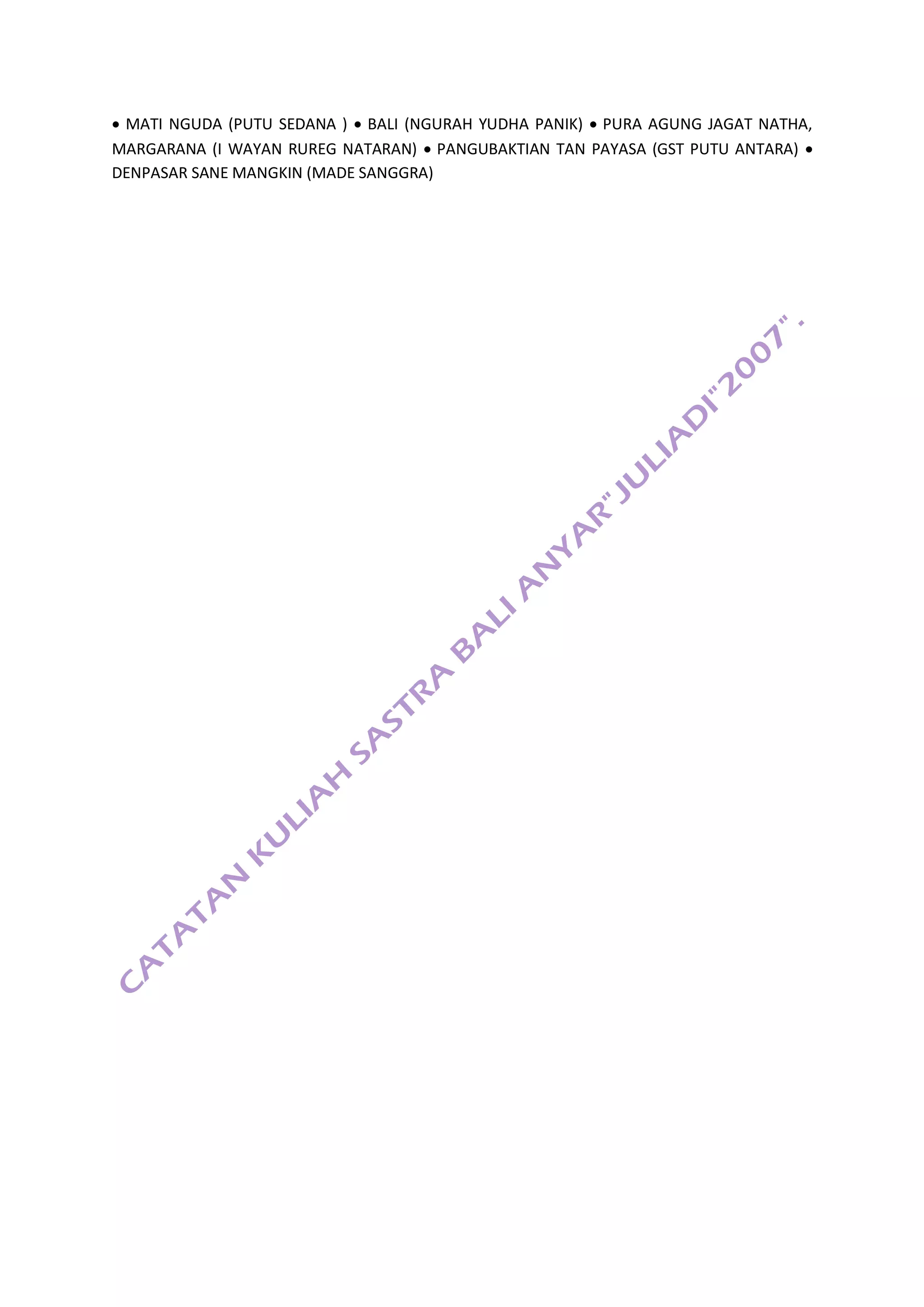 Puisi bali anyar | PDF