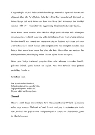 Puisi melayu (1) | DOC