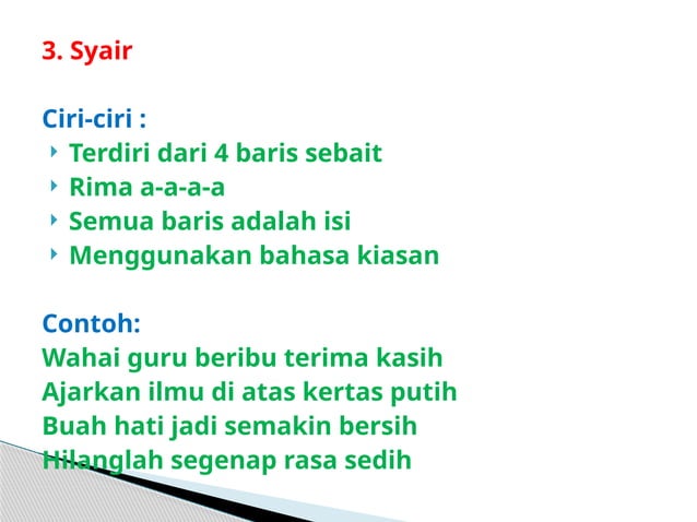 PUISI RAKYAT kelas 7 bab 3.pptx info bahasa | PPTX