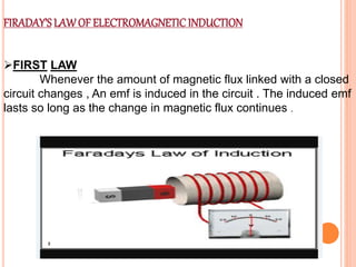 faraday's law of induction | PPTX