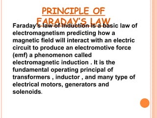 faraday's law of induction | PPTX