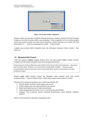 Pemograman delphi untuk pemula | PDF