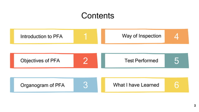 Pujnab food authority (PFA) presentation.pptx | Chemistry | Science