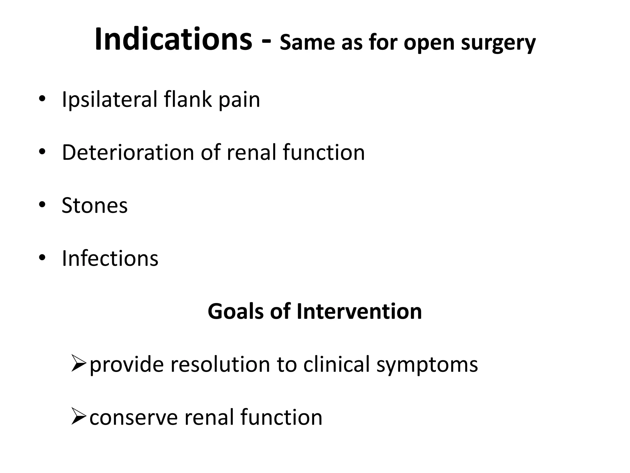 Pelviureteral Junction Obstruction (PUJO) - Laparoscopic and robotic ...