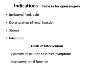 Pelviureteral Junction Obstruction (PUJO) - Laparoscopic and robotic ...