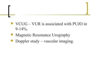 Puj obstruction | PPT