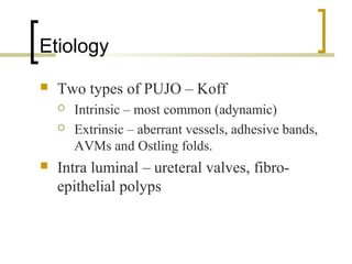 Puj obstruction | PPT