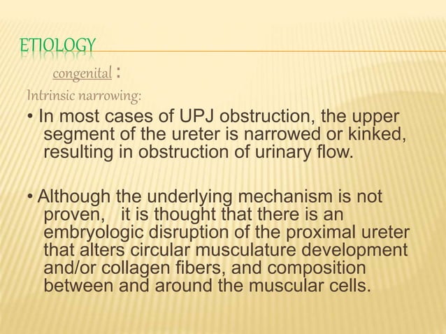 Puj obstruction | PPTX