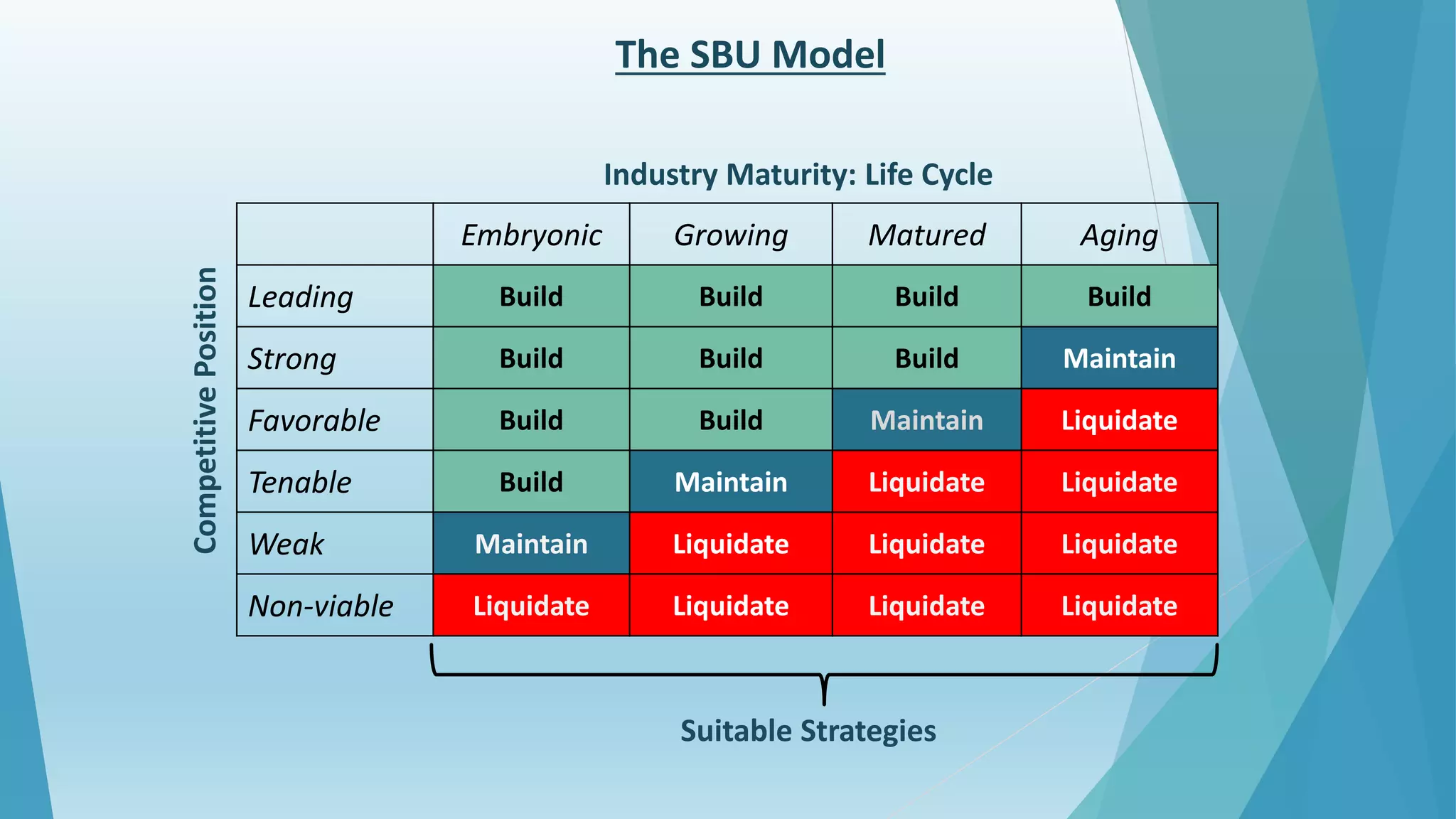Corporate Division Plan, Business Unit Plan, Assigning Resource to SBU ...