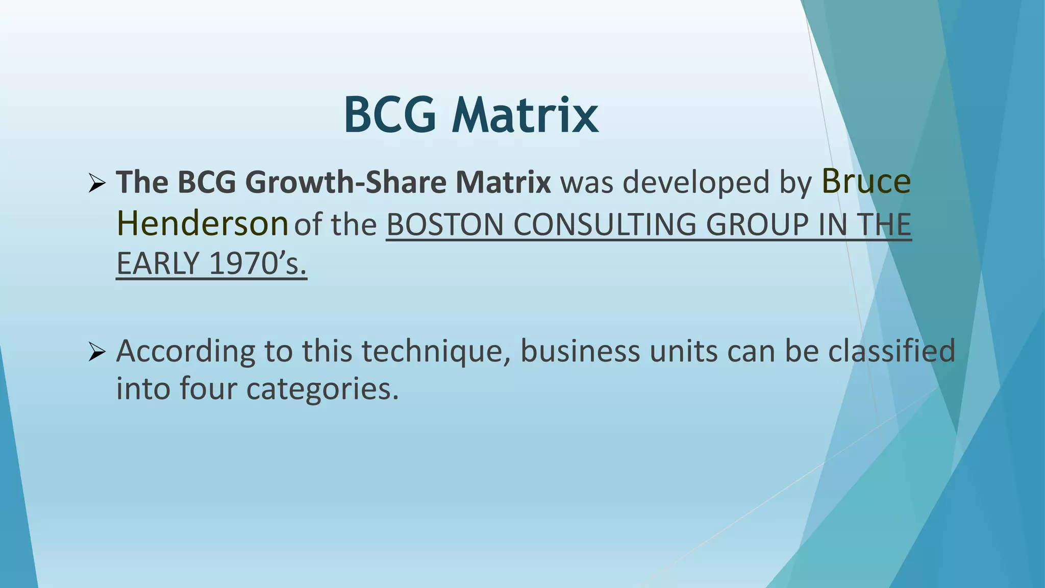 Corporate Division Plan, Business Unit Plan, Assigning Resource to SBU ...