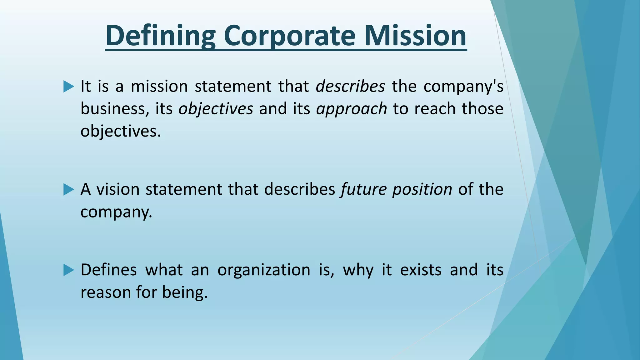 Corporate Division Plan, Business Unit Plan, Assigning Resource to SBU ...