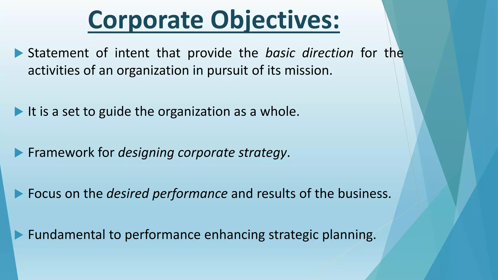 Corporate Division Plan, Business Unit Plan, Assigning Resource to SBU ...