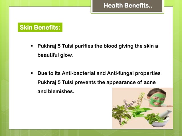 Pukhraj 5 Tulsi ppt-by Dipankar Dey | PPT