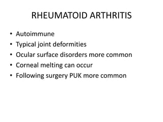 PERIPHERAL ULCERATIVE KERATITIS | PPTX
