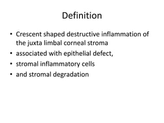 PERIPHERAL ULCERATIVE KERATITIS | PPTX